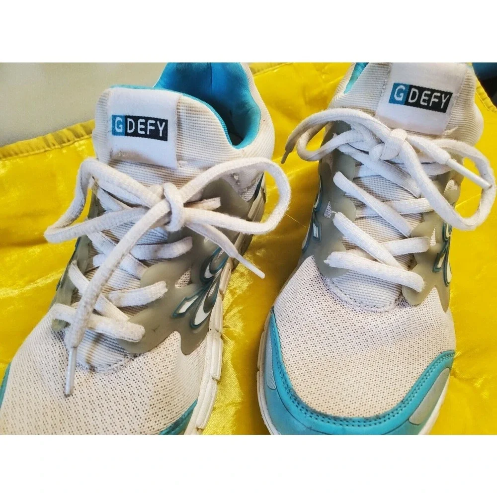 Gravity Defyer | Shoes | Gravity Defyer Gdefy White Turquoise ...